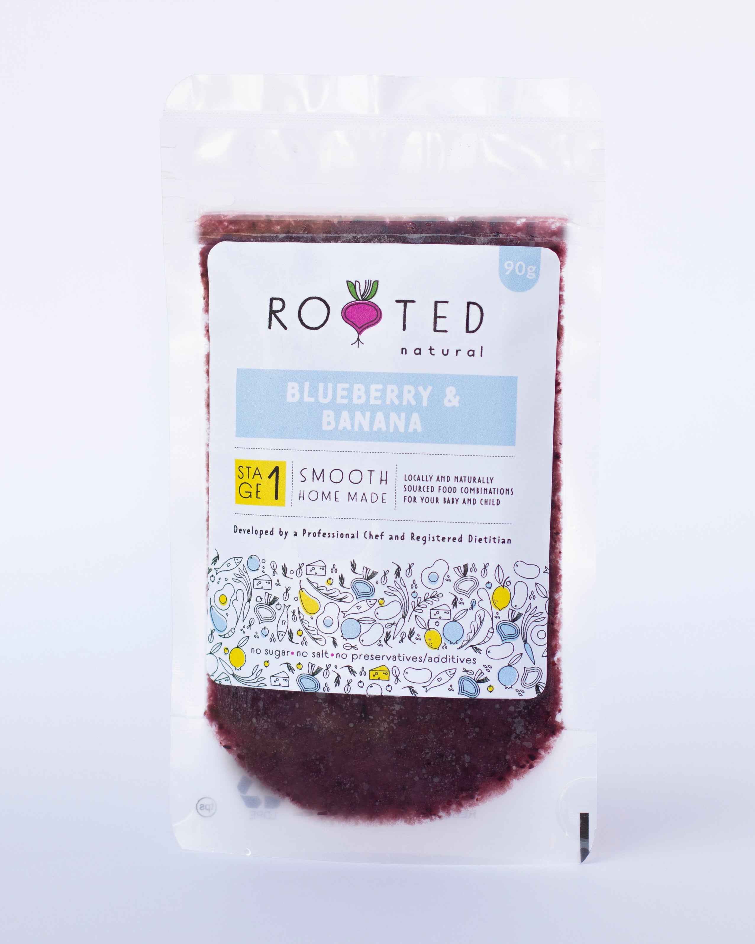 Blueberry & Banana – Rooted Natural